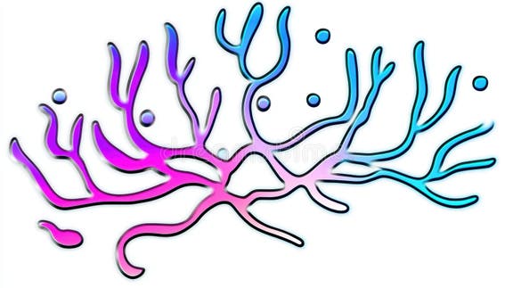 AI-Generated Abstract Branching Pattern Stock Illustration ...