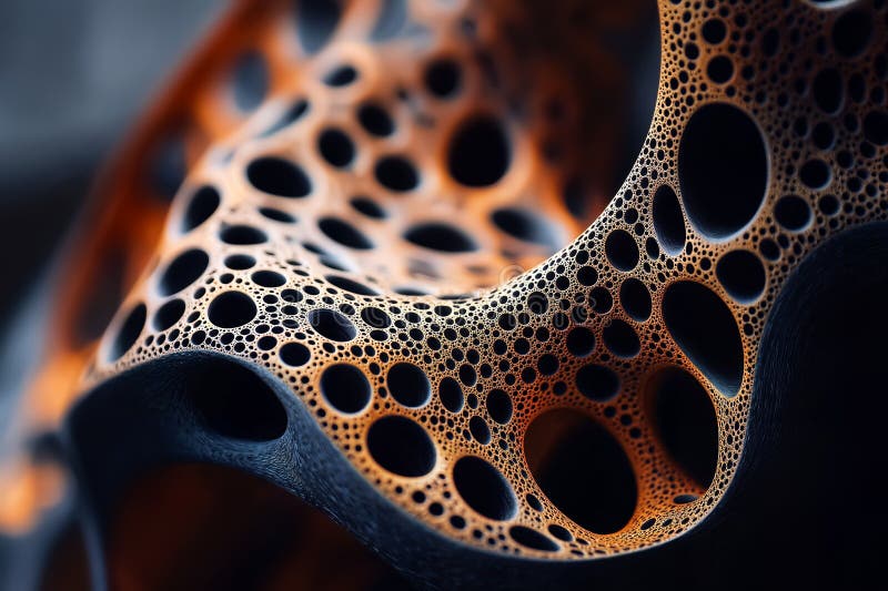 Abstract Organic Texture with Cellular Pattern Stock Illustration ...