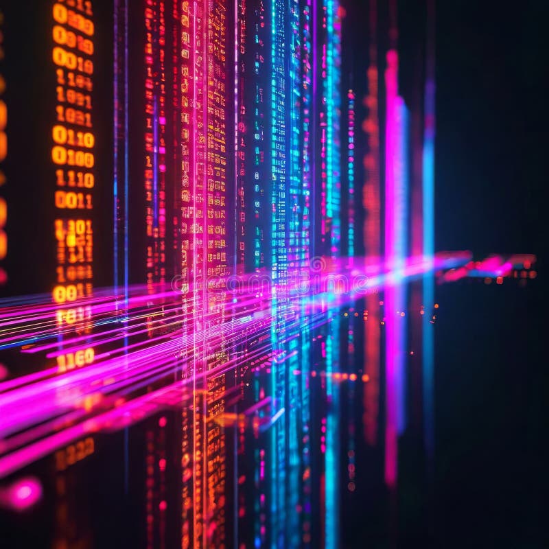 Abstract Blue Neon Light Beams Stock Illustrations – 5,879 Abstract ...