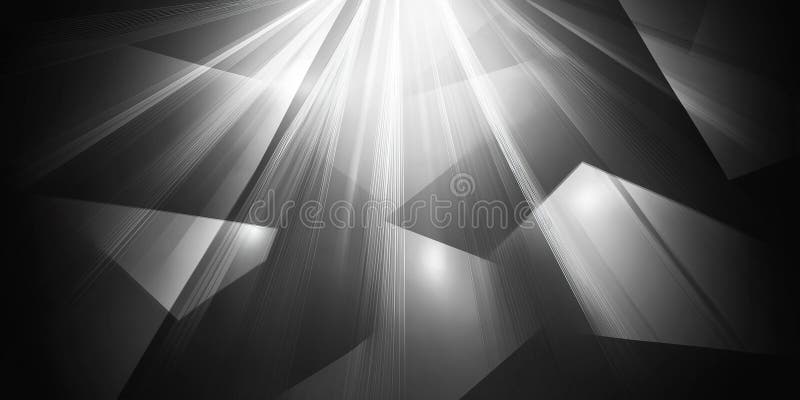 Abstract Geometric Light and Shadow. Stock Illustration - Illustration ...