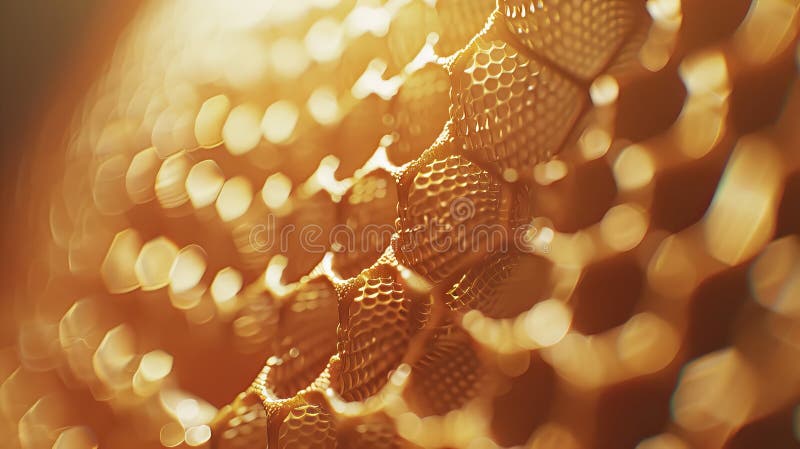 Abstract Honeycomb Structure. Stock Illustration - Illustration of ...