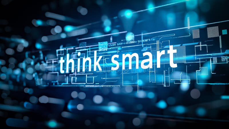 AI-Generated Abstract Image: Think Smart in the World of Computing ...