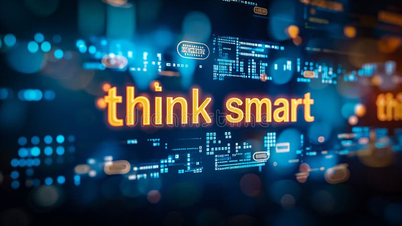 AI-Generated Abstract Image: Think Smart in the World of Computing ...