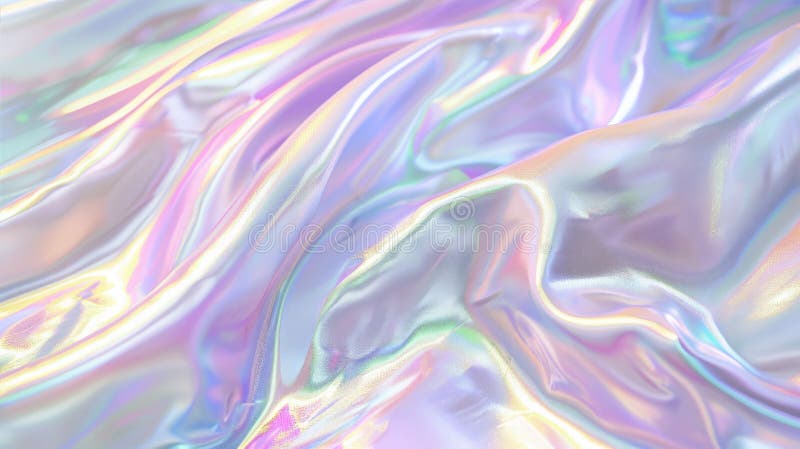 Iridescent Holographic Abstract Background with Shimmering Colors and ...