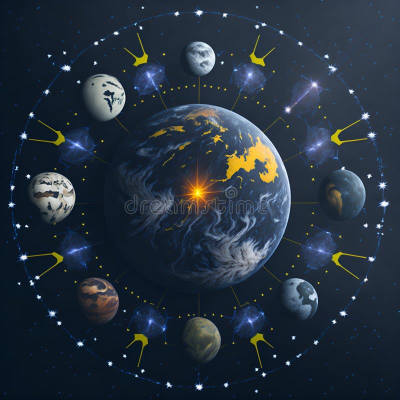 Ai Generated an AI-generated Painting of the Eight Planets in the Solar ... Ai Generated an AI-generated Painting of the Eight Planets in the Solar ...