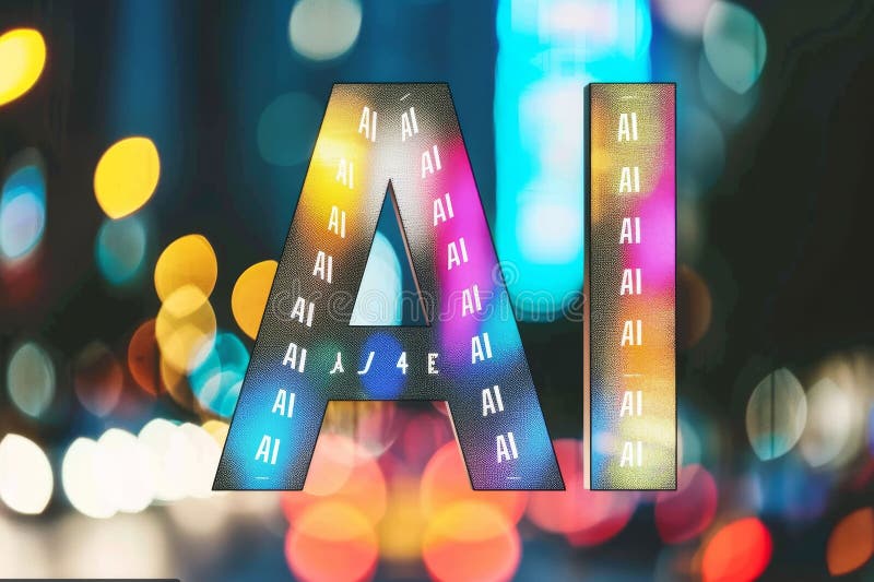 AI Icons on Digital Control Panel, Technology Integration, Artificial ...