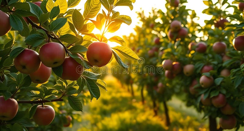 AI-Generated Apple Picture: Enchanted Orchard Delight Stock ...