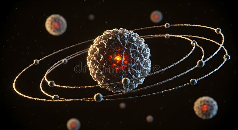 Abstract Atomic Orbital Simulation Stock Illustrations – 25 Abstract ...