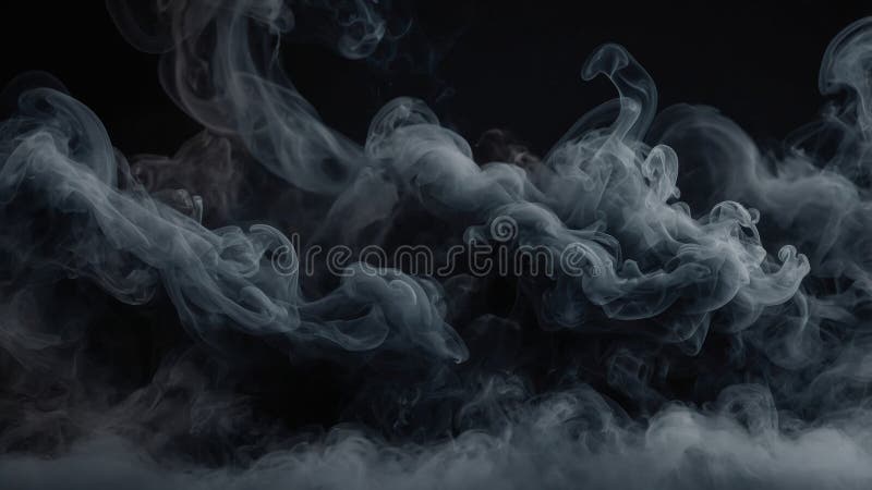 Background Black a on Smoke Colored of Mixture a. Stock Image - Image ...