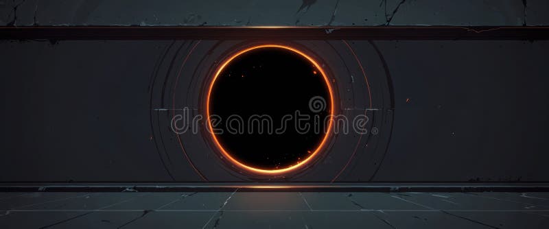 Background Covered with Blackhole Technology, 2D Front View, Game ...