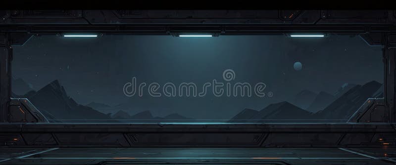 Background Covered with Scifi Dark, 2D Front View, Game Backdrop and ...
