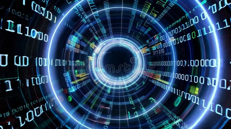 AI-generated Background with Digital Shapes, Futuristic Elements and ...