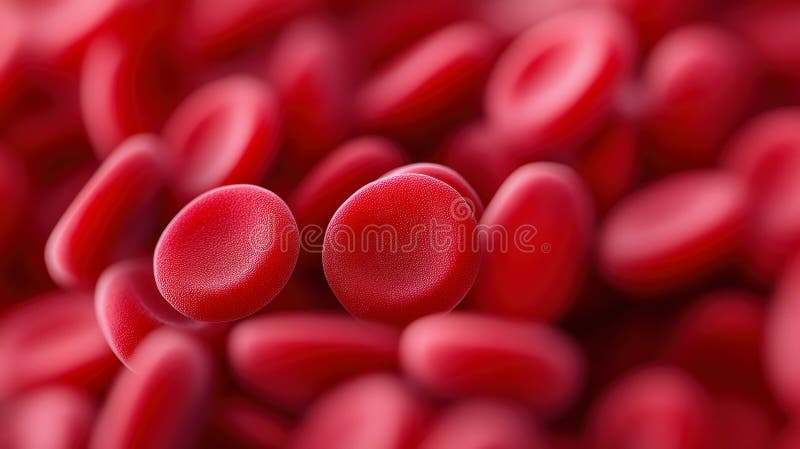 Background with Red Particles Designed To Resemble Red Blood Cells ...