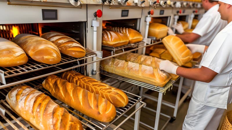 AI-Generated Bakery Bread Production Stock Image - Image of dish, hands ...