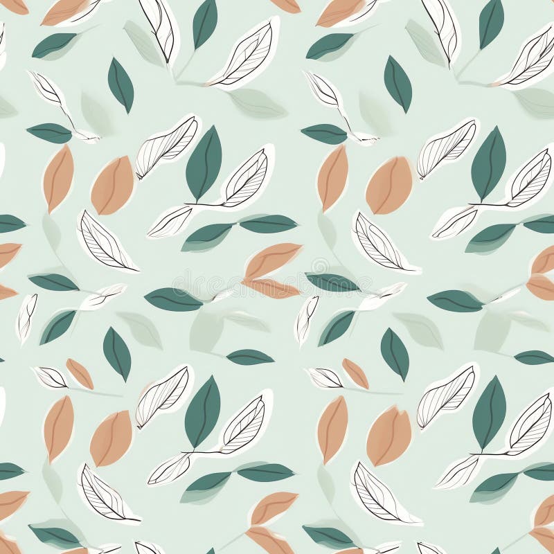 4beautiful_Leaf_wrapping stock photo. Image of design - 278873550