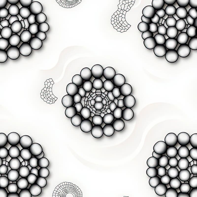 Black and White, Background with Decorated Motifs, Delicate Modern ...