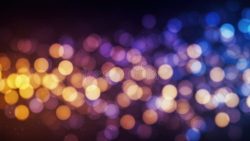 AI-Generated Bokeh Lightscape Stock Illustration - Illustration of ...