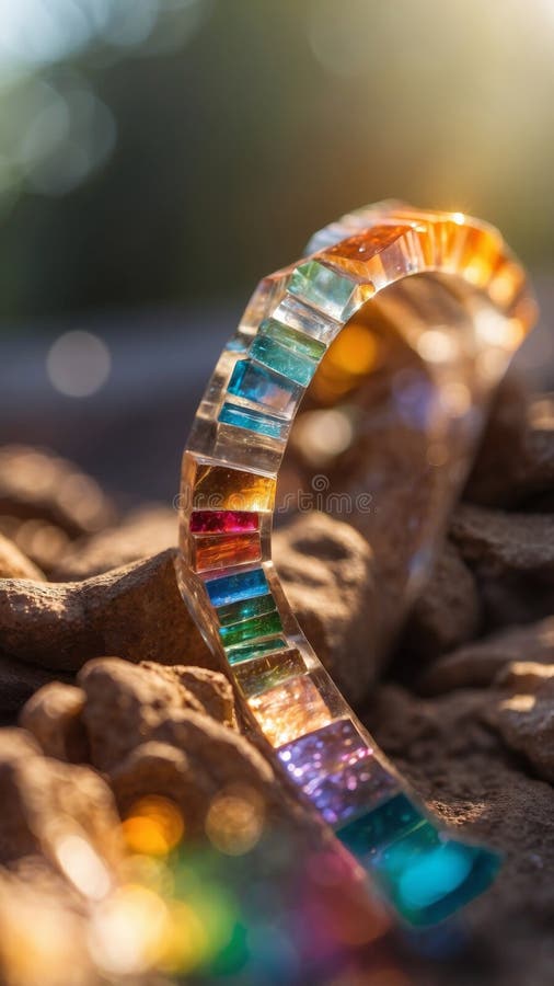 A Bridge Made of Crystal that Refracts the Sunlight into Rainbows ...