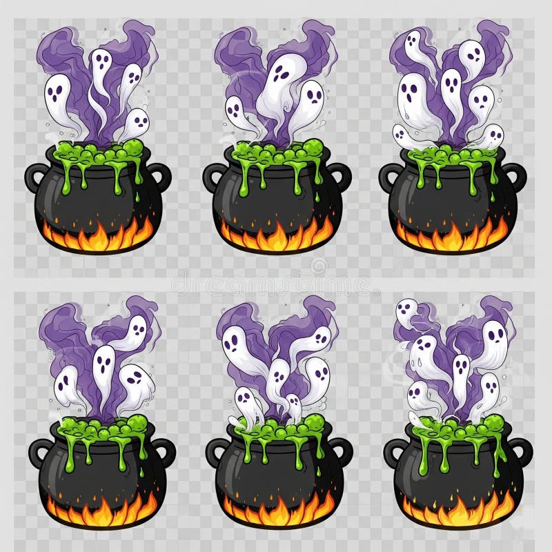 Cauldron Vector Pack Stock Illustrations – 413 Cauldron Vector Pack ...