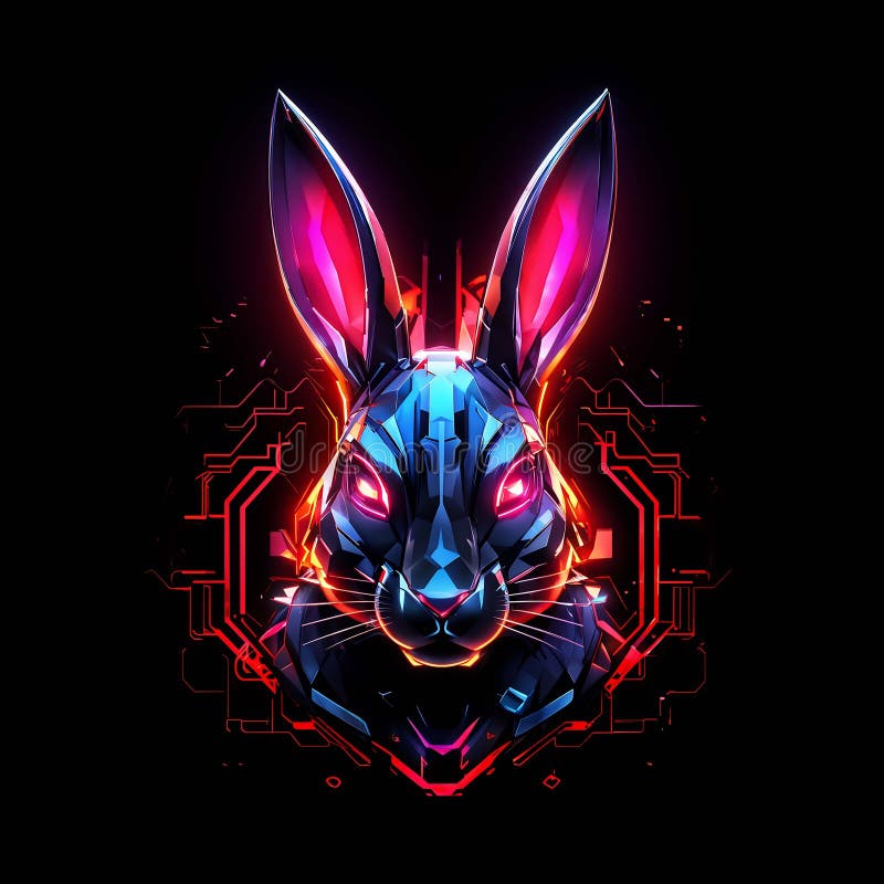 Illustration of a Rabbit. Ai Generated. Stock Illustration ...