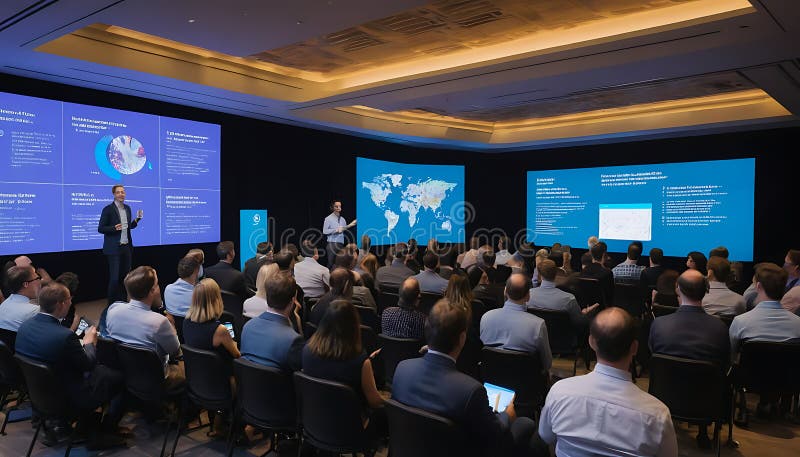 AI-Generated Business Conference Stock Image - Image of driven ...