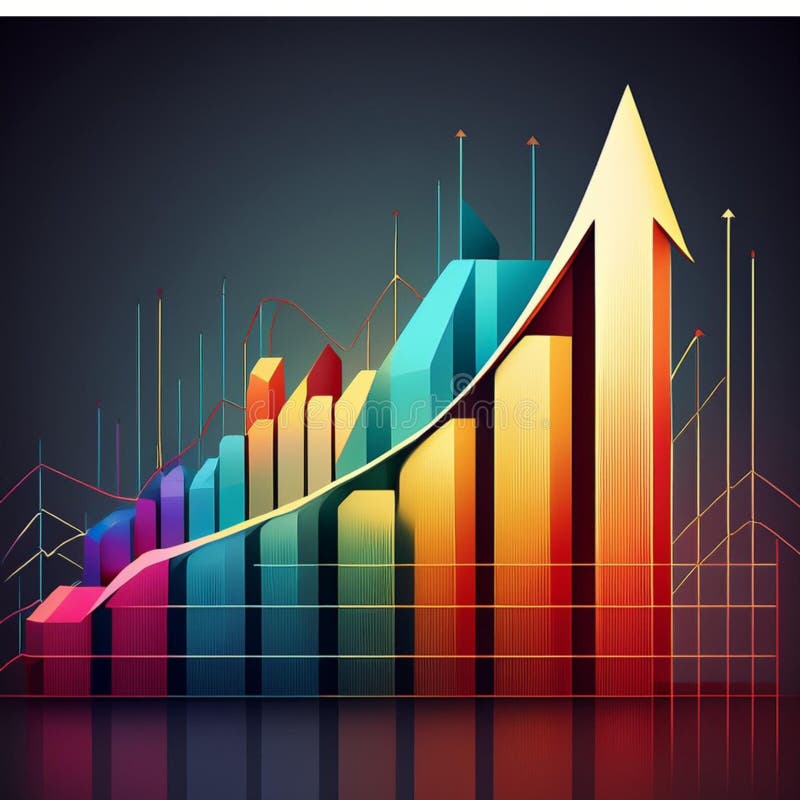 Business Growth Graph Upward Chart Stock Photo - Image of graph, grouth ...