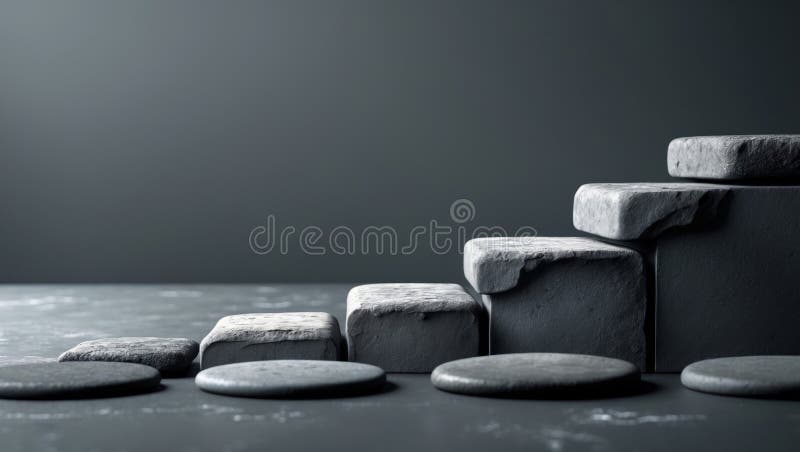 Stepping into Progress. Fat Emotional Man, Businessman in Formal Wear ...