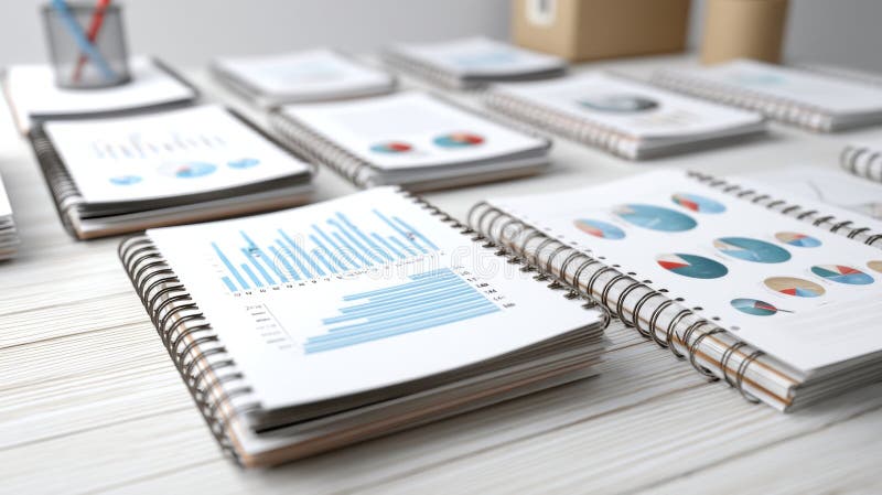 AI-Generated Business Reports Stock Illustration - Illustration of ...