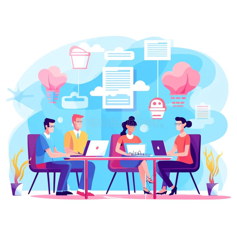 1creative_brainstorming_vector Stock Photo - Image of technology ...