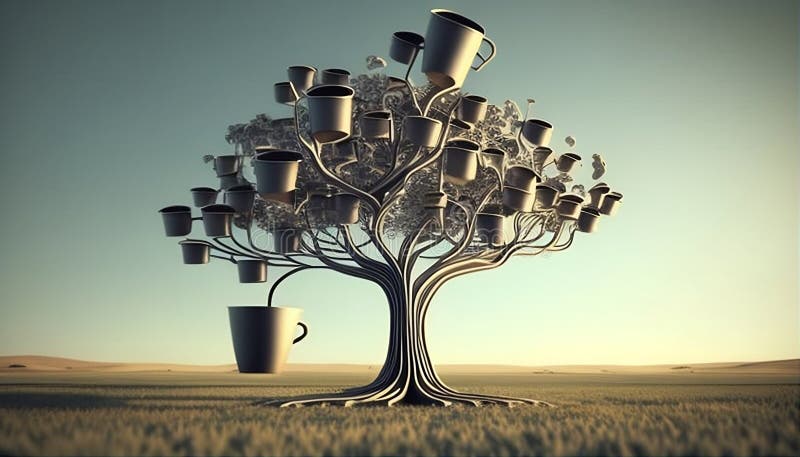 Bucket Tree: a Unique and Captivating AI Artwork, Made with Generative ...