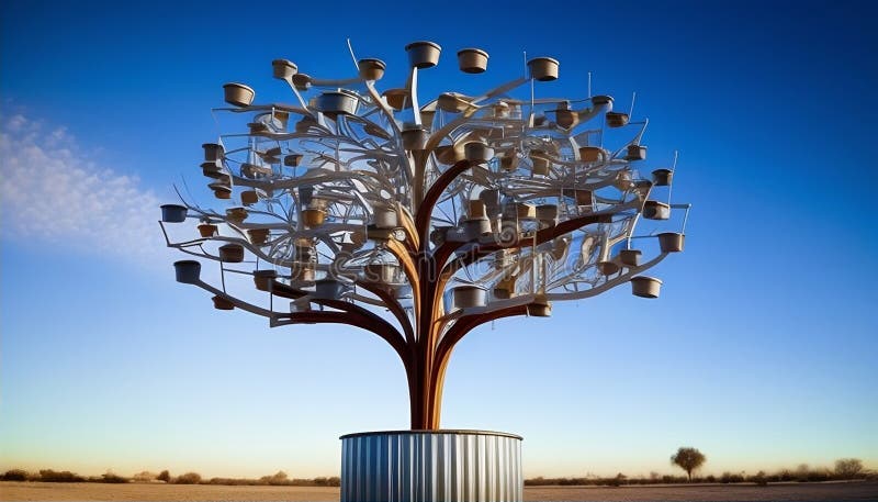 Bucket Tree: a Unique and Captivating AI Artwork, Made with Generative ...
