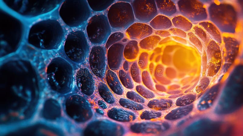 AI-Generated Cellular Structure Stock Illustration - Illustration of ...