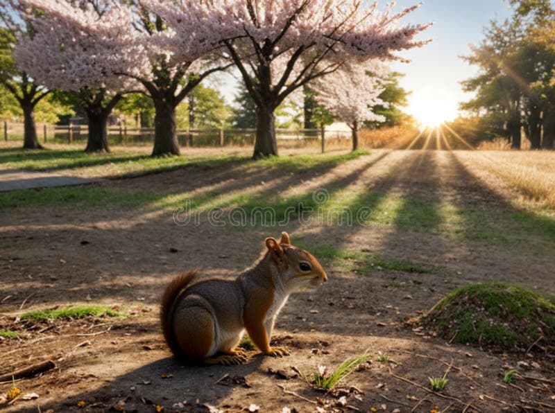 AI generated chipmunk stock illustration. Illustration of artwork ...
