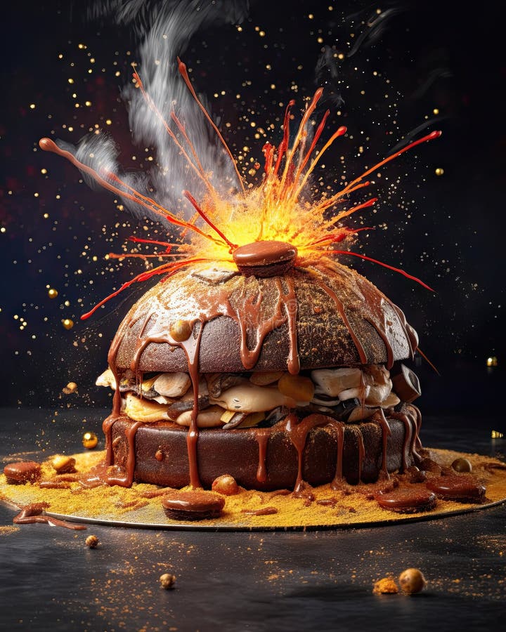 Caramel Explosion Stock Illustrations – 334 Caramel Explosion Stock ...
