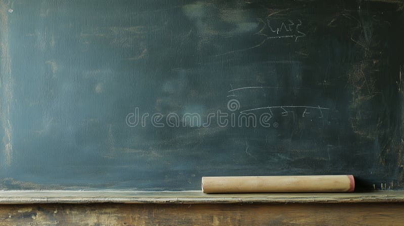 A Classic Blackboard with Chalk Marks and Smudges, Indicating Frequent ...
