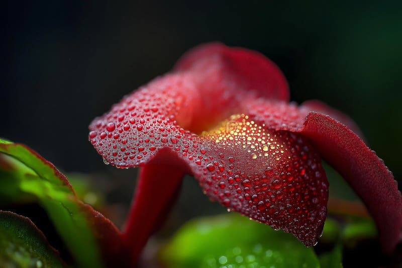 AI-generated Close-up of a Unique and Beautiful Flower in Full Bloom ...