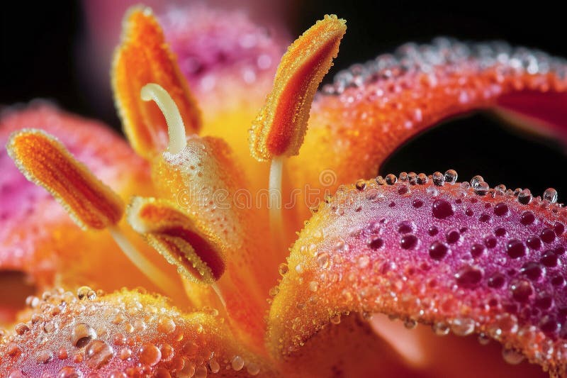 AI-generated Close-up of a Unique and Beautiful Flower in Full Bloom ...