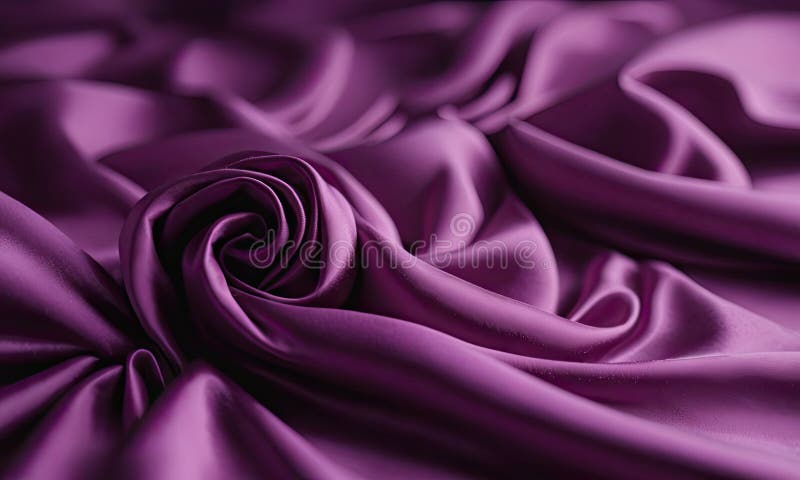 A Purple Fabric with a Flower Design on it. Stock Illustration ...
