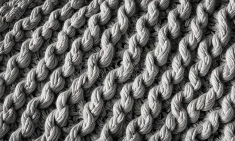 A Close Up of a Crocheted Item with a Pattern of Many Loops. Stock ...