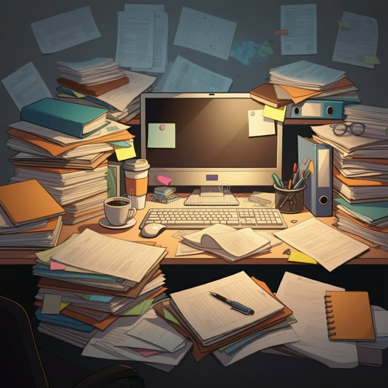 Overflowing Files Stock Illustrations – 61 Overflowing Files Stock ...