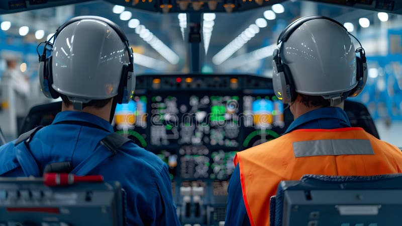 AI-Generated Cockpit View stock image. Image of innovation - 375200343