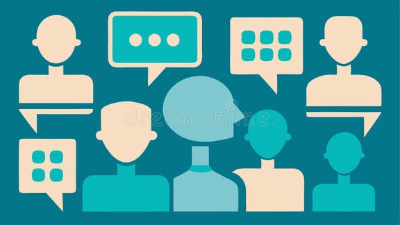 AI Generated Collection of Flat Vector Dialogue Box Icons with ...