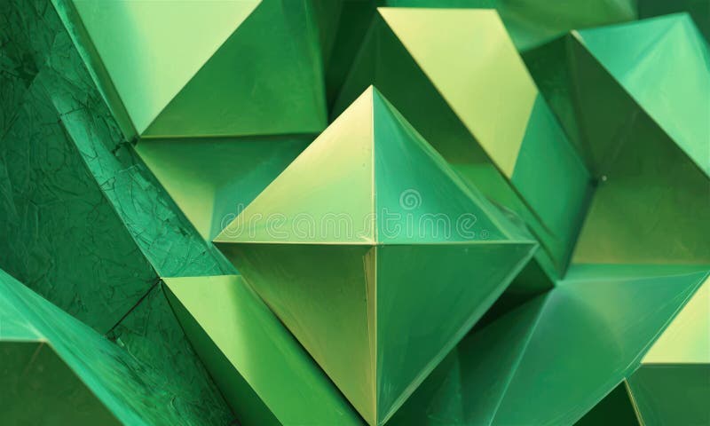A Close Up of a Green Diamond Pattern. Stock Illustration ...