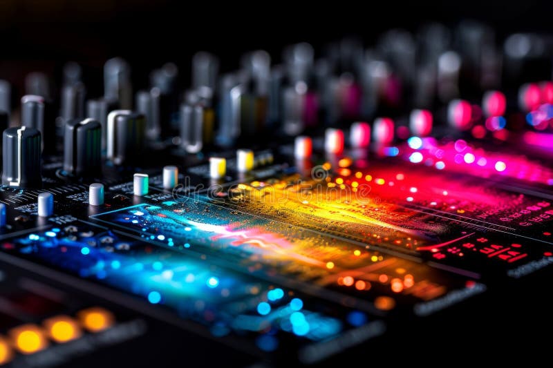 Colorful AI Control Panel, Symbolizing the Integration of Artificial ...