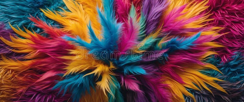 Colorful Fur Background Creating Stunning Visual Design Stock Image ...