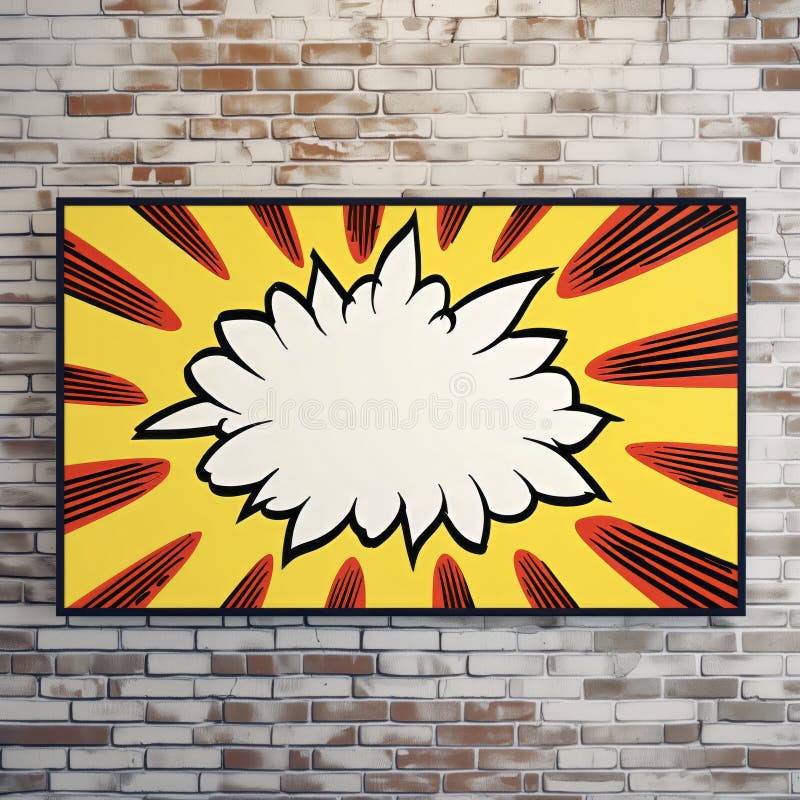 AI Generated Comic Panel with Cloud Stock Illustration - Illustration ...