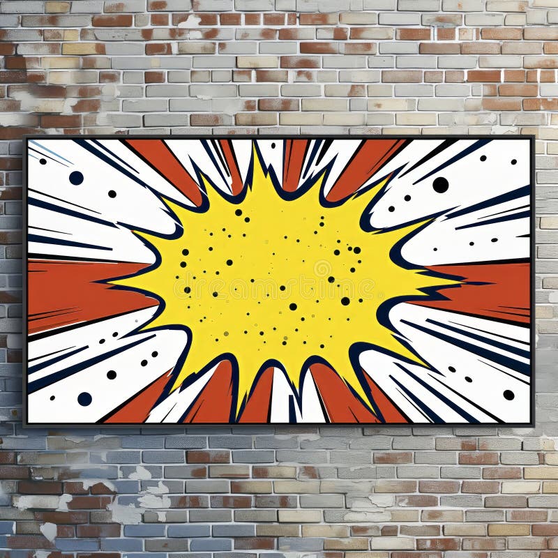 AI generated comic panel stock illustration. Illustration of design ...