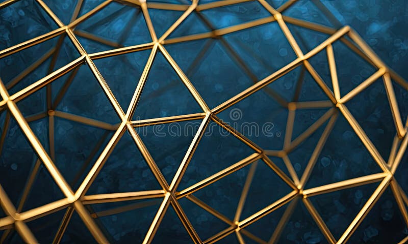 A Gold Mesh Pattern is Shown in this Image. Stock Illustration ...