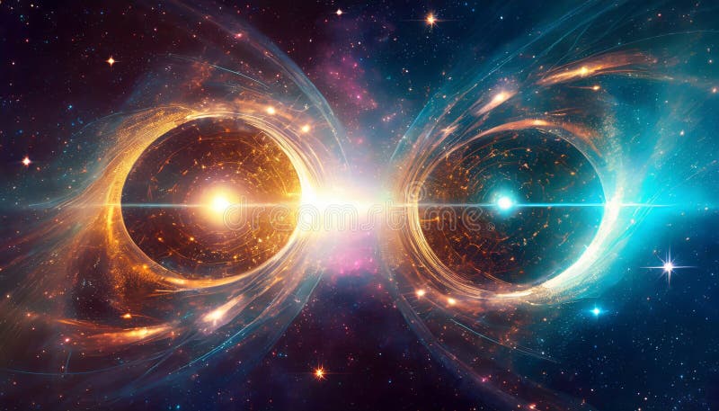 Parallel universe concept stock illustration. Illustration of idea ...