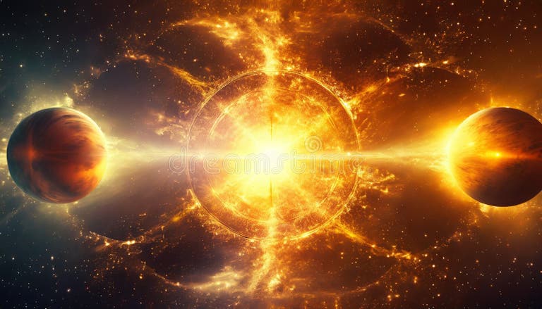 Parallel universe concept stock illustration. Illustration of astronomy ...